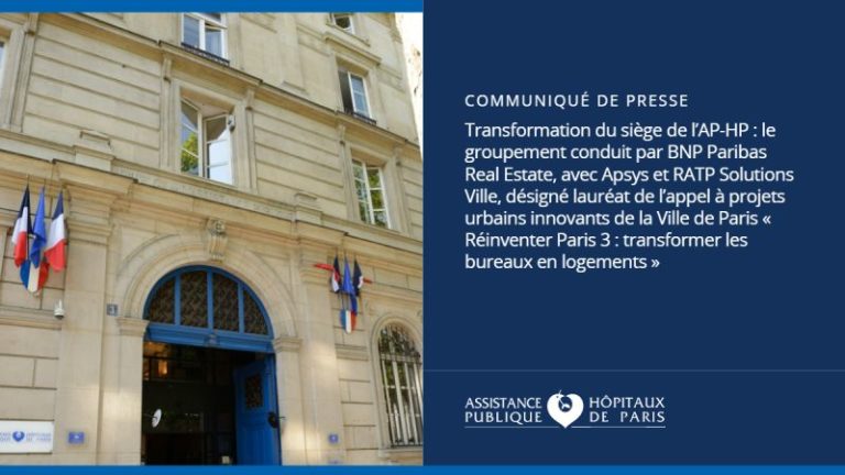 Désignation du lauréat pour la transformation du siège de l’AP-HP – Une ...